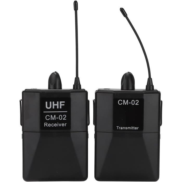 Système De Microphone Cravate Sans Fil Uhf, Ensemble De Microphones ...