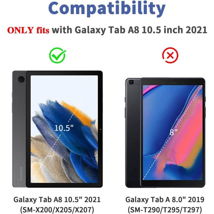 Lot de 2 protections écran en verre trempé - SUTEO - Samsung Galaxy Tab ...