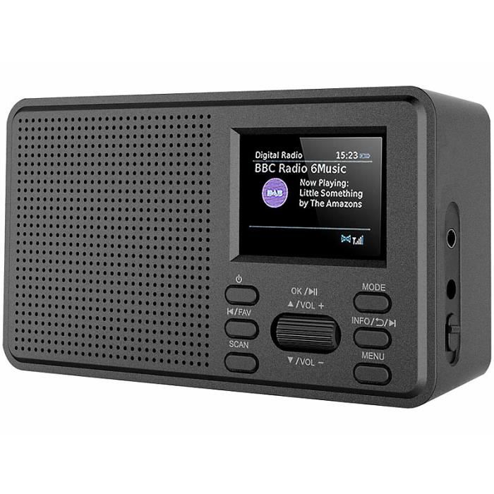 Radio numérique DAB+/FM - VR-Radio - DOR-225 - Bluetooth 5.0 - Écran ...