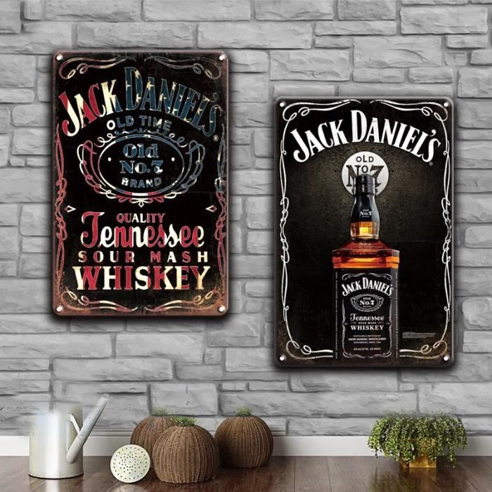 JACK whisky métal mur Art étain signe irlandais Pub décor à la maison ...