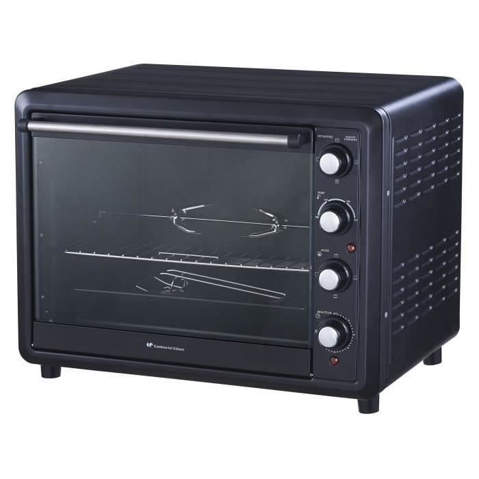 CONTINENTAL EDISON CEMF58B Mini four grill - 58 L - Chaleur tournante - 2000 W - Noir ...