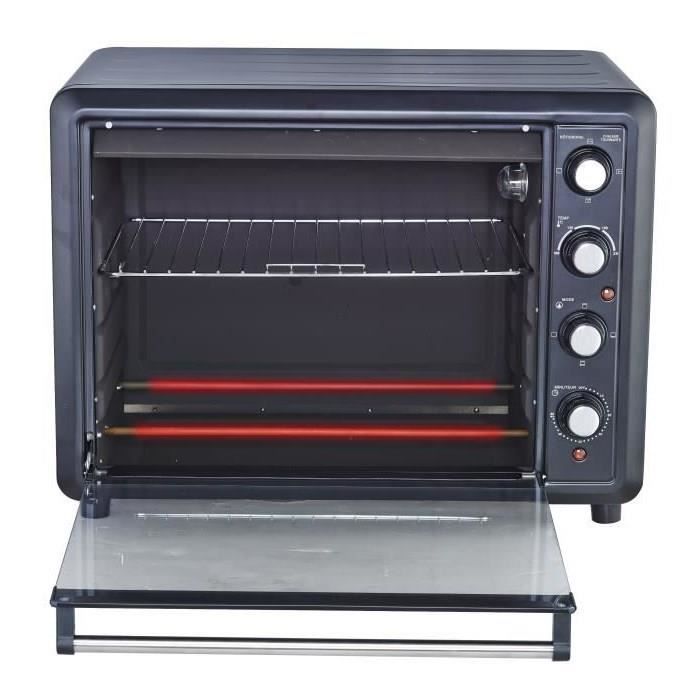 CONTINENTAL EDISON CEMF58B Mini four grill - 58 L - Chaleur tournante - 2000 W - Noir ...