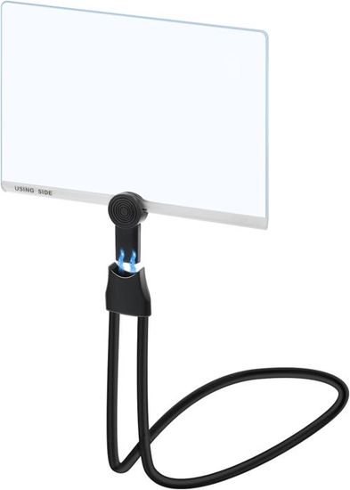 5X Grande Loupe De Lecture, Loupe De Col De Cygne Flexible Et Mains Libres, 24X17.3Cm Loupe De ...