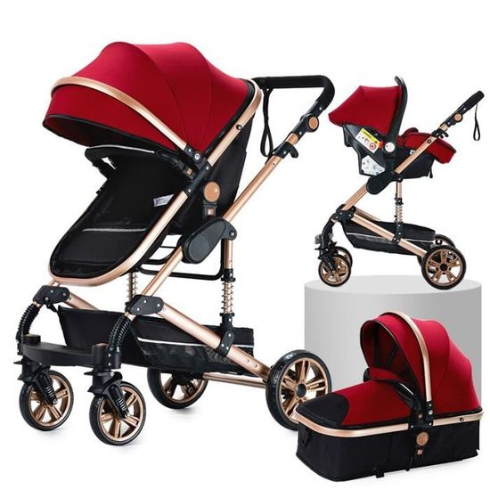 739 Poussette - Rouge - Cdiscount Puériculture & Eveil bébé