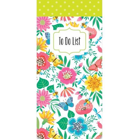 Bloc note aimanté fleurs (To do List)magnétique frigo cuisine liste ...