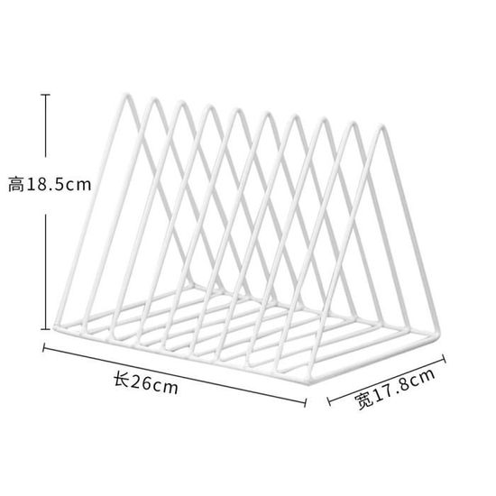 Range Couverts,Étagère de luxe en métal doré pour bureau,support de ...