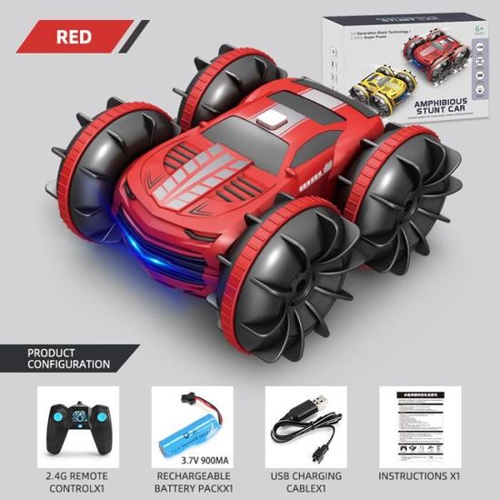 Voiture Télécommandée Rc 360 Twister 4wd Amphibie Voiture Radiocommandée Véhicule De Cascade ...