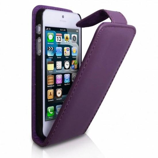 OZZZO HOUSSE ETUI PU VIOLET APPLE IPHONE 3G 3GS - Cdiscount Téléphonie
