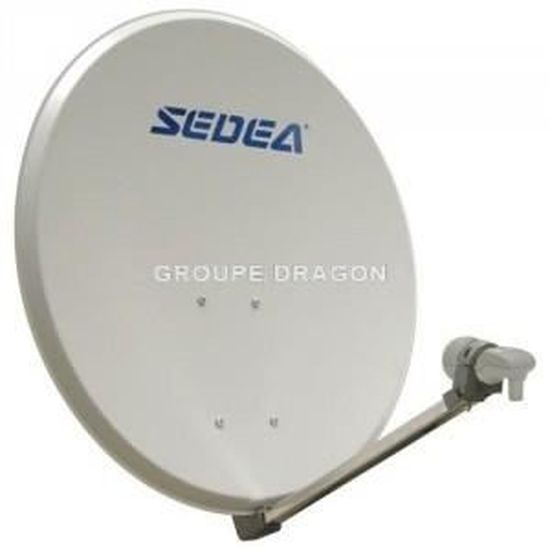 Kit Parabole Acier 60CM - SEDEA - Réception Terrestre & Satellite - LNB ...