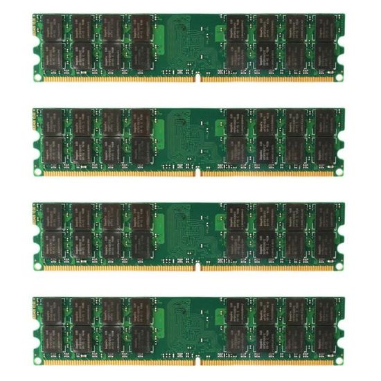SODIAL-4X 4 Gb de Mémoire Ram Ddr2 800Mhz 1.8V 240Pin Pc2 6400 Support ...