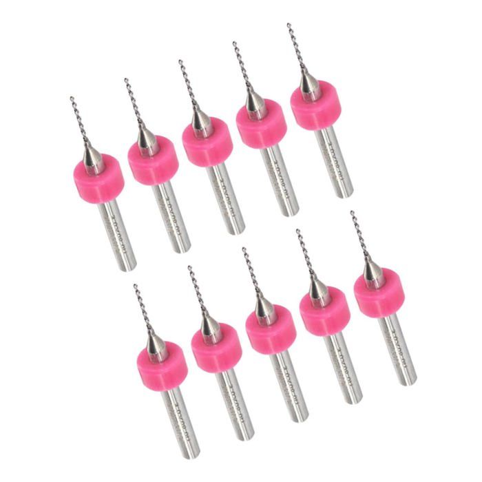 20 Pcs Perceuse Pcb Foret Diamanté Foret Carbure Cnc Costume Outils De ...