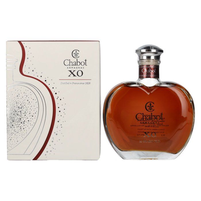 Chabot Armagnac XO Coeur Silver Edition 40% Vol. 0,5l en boîte cadeau ...