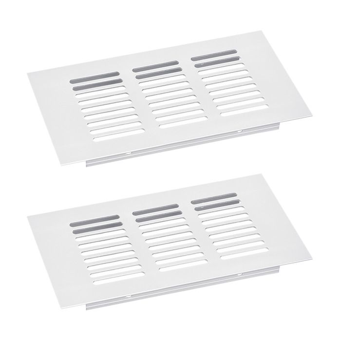 Grille Aération SOURCING MAP 2Pcs 150x80mm Couverture Bouche en Alliage ...