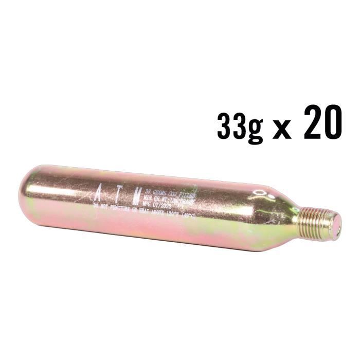 Lot de 20 cartouches 33G CO2 - Cdiscount Sport