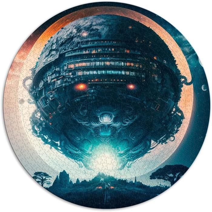 Puzzle 1000 Pièces Pour Adultes Vaisseau Spatial Extraterrestre Puzzles ...
