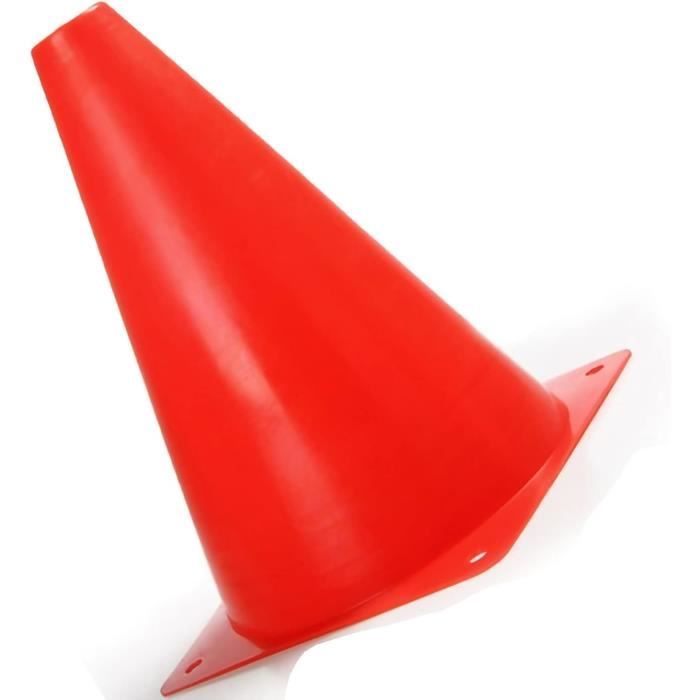 10 Pièces Cône Orange en Plastique Cône de Football Cône D'Entraînement ...