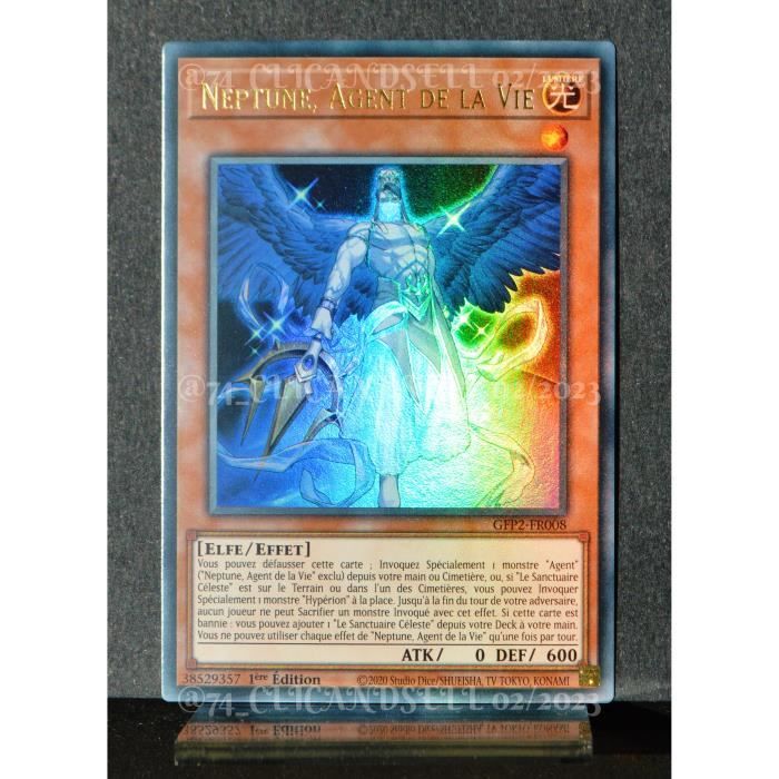 Carte YU-GI-OH GFP2-FR008 Neptune, Agent de la Vie NEUF FR - Cdiscount ...