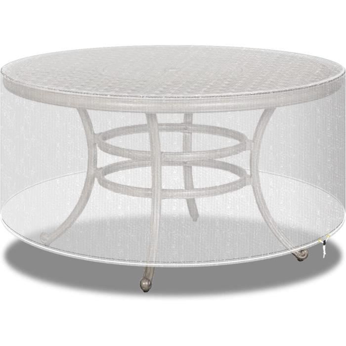 Meubles D'Extérieur Couvre Table Ronde Patio Couvre Imperméable ...