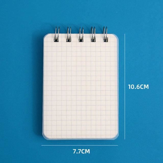 A7 - grille - Carnet de notes en spirale A7, 200 pages, cahier à bobine ...