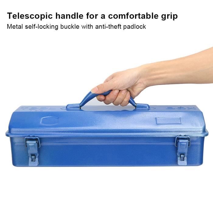 Boîte à outils portable Boîte à outils en fer multifonction épaissie ...