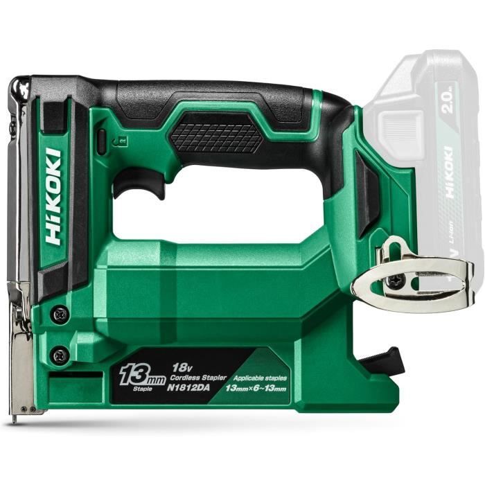 Agrafeuse sans fil - HIKOKI - 18V - Lumière LED - Tir rapide ...