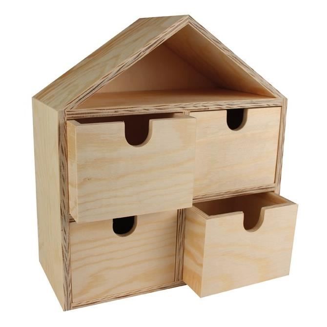 Petit meuble de rangement - Non spécifié - 20 x 19 x 22.5 cm - Bois ...