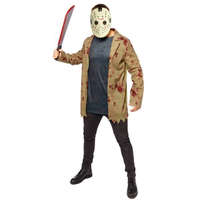 Déguisement - Jason - Homme XL - Marron - Masque de hockeyeur ...