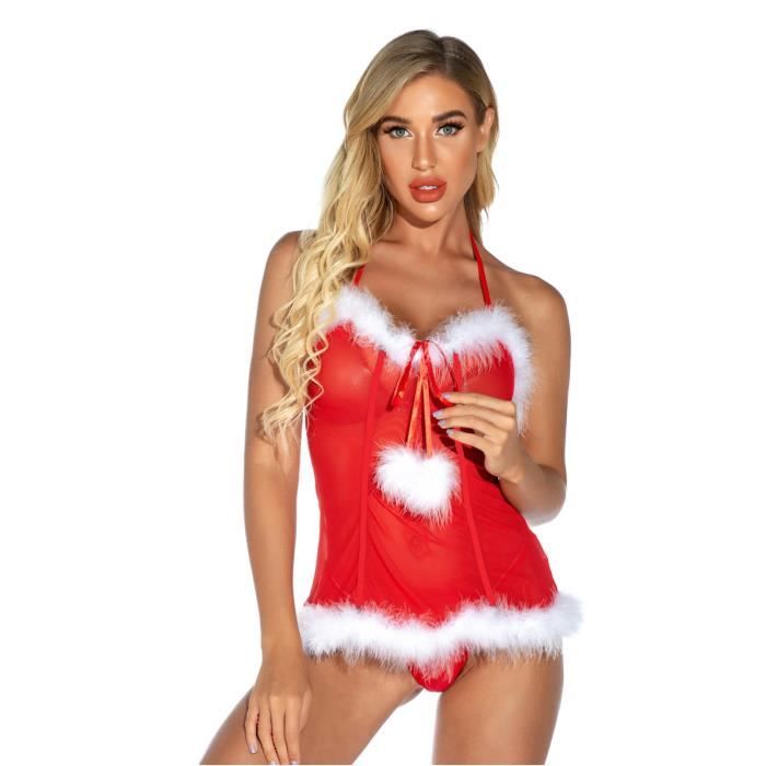 Body Combinaison dos nu sexy en dentelle blanche en peluche sur le côté en peluche pour dames ...