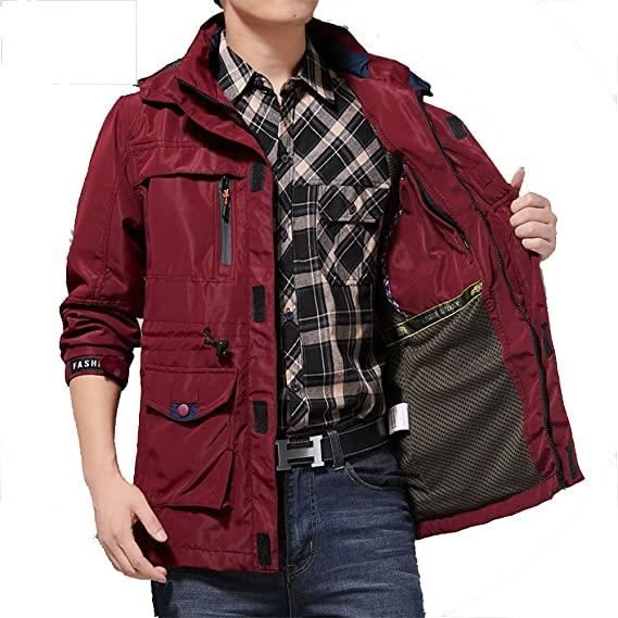 Vestes Imperméable de Randonnée et de Sport Homme pour Automne et Hiver ...