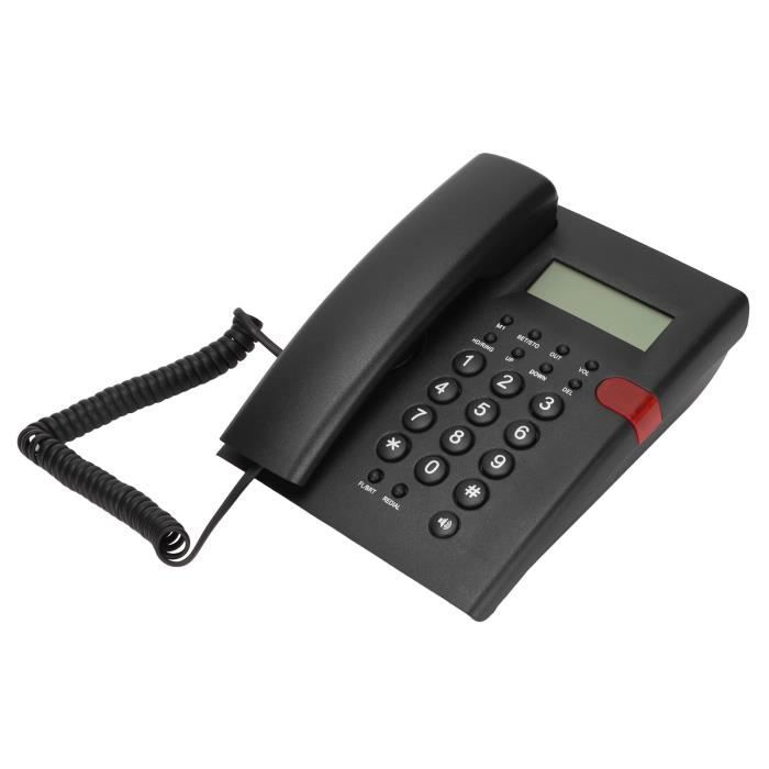 OMABETA téléphone de bureau K010A-1 téléphone filaire de bureau téléphone fixe professionnel ...