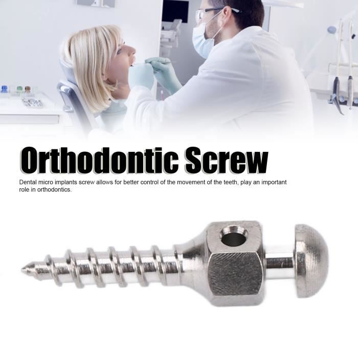 Pwshymi -Vis de micro-implants dentaires Vis d'ancrage orthodontique à ...