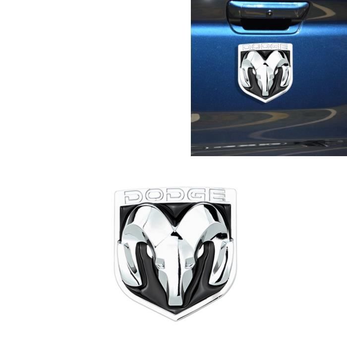 SENZEAL DODGE Sticker 3D Emblème Voiture Digital Insigne Métal Marque ...