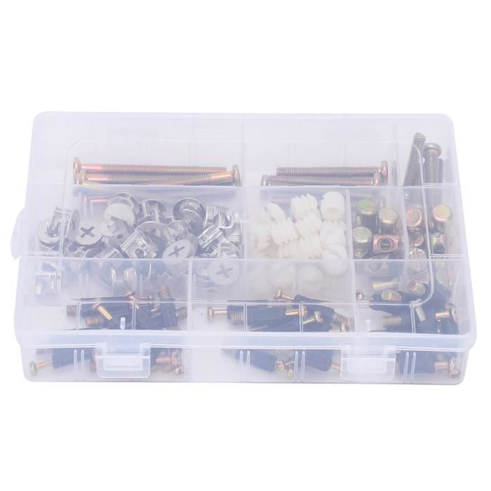 Vis de quincaillerie pour meubles 125 pièces de vis de quincaillerie de ...