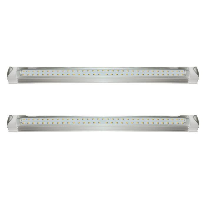 2x 90cm Full Spectrum LED Grow Light Tube Strip Plant Bloom Double Line ...
