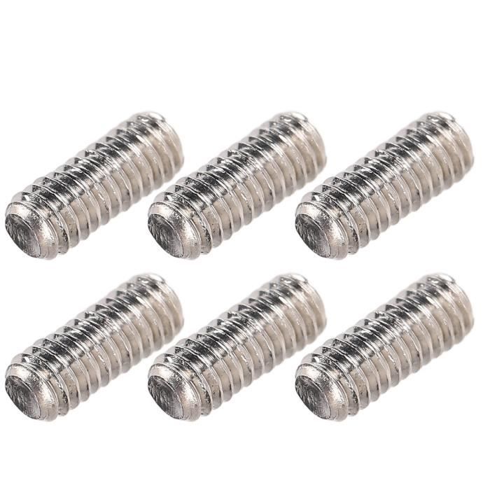 VBESTLIFE Kit de vis sans tête Vis de Réglage de Rechange, Vis de Réglage en Acier Inoxydable A2 ...