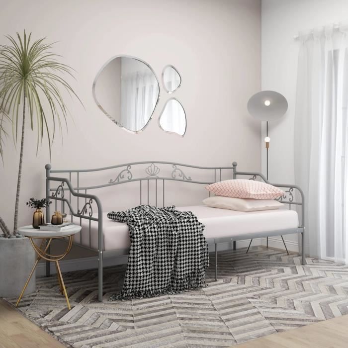 MMF® Cadre de canapé-lit 1 place, Lit Banquette pour salon Chambre ...