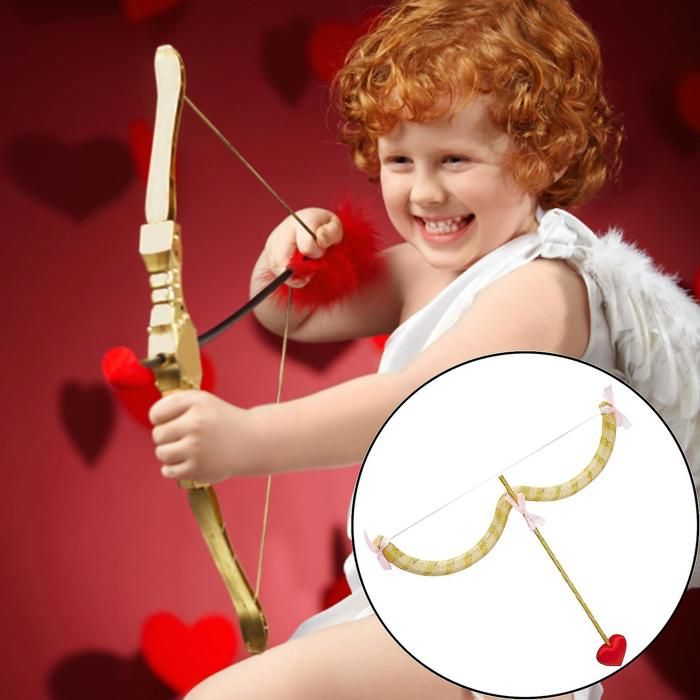 Cupidon Bow Arrow Set-Saint-Valentin Red Cupid Costume Cosplay ...