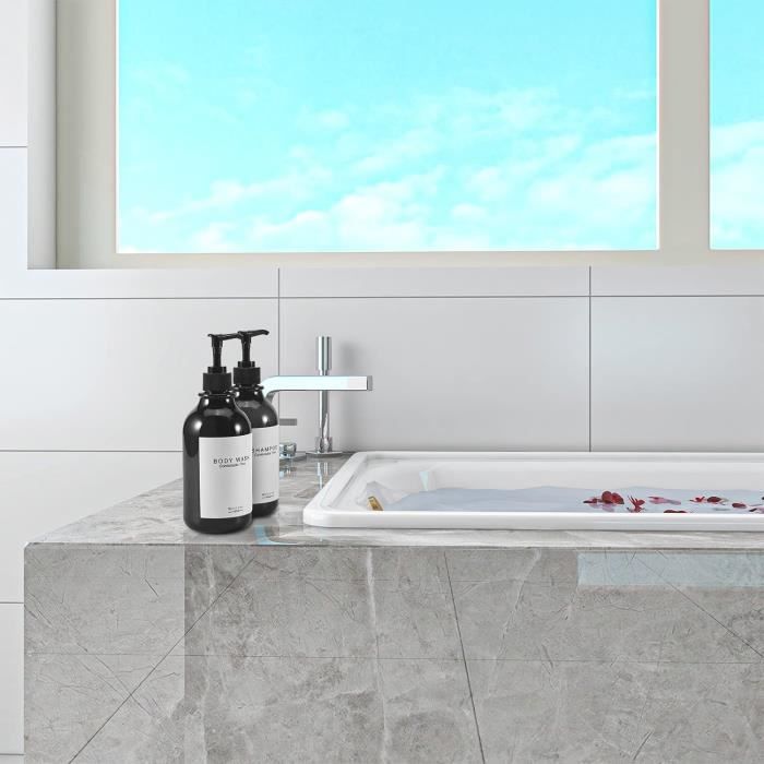 Douche Mur 3 Chambre shampooing et revitalisant Distributeur, Bouteille ...
