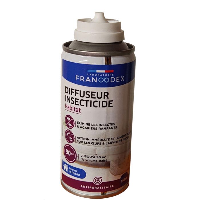 Diffuseur insecticide habitat 150ml environ 40m² de surface - Francodex ...