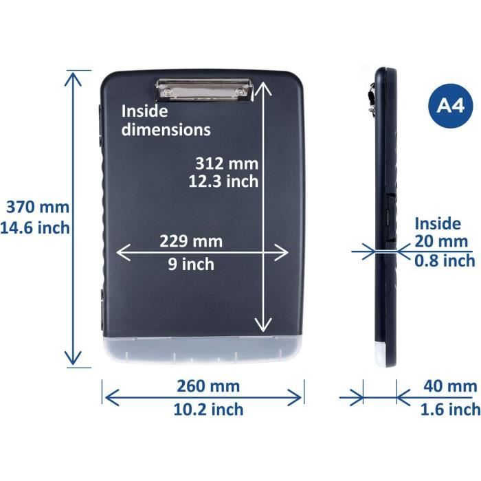 Officemate Porte-bloc avec casier de rangement pour documents (format ...