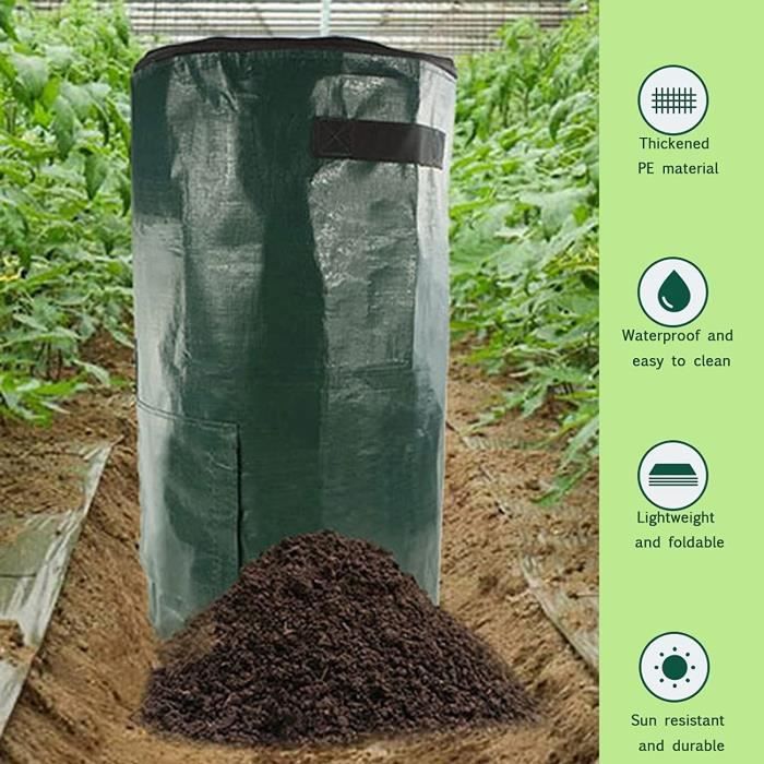 Sacs de Compost Jardin Poubelle à Sacs de Compost Organiques Sac pour ...