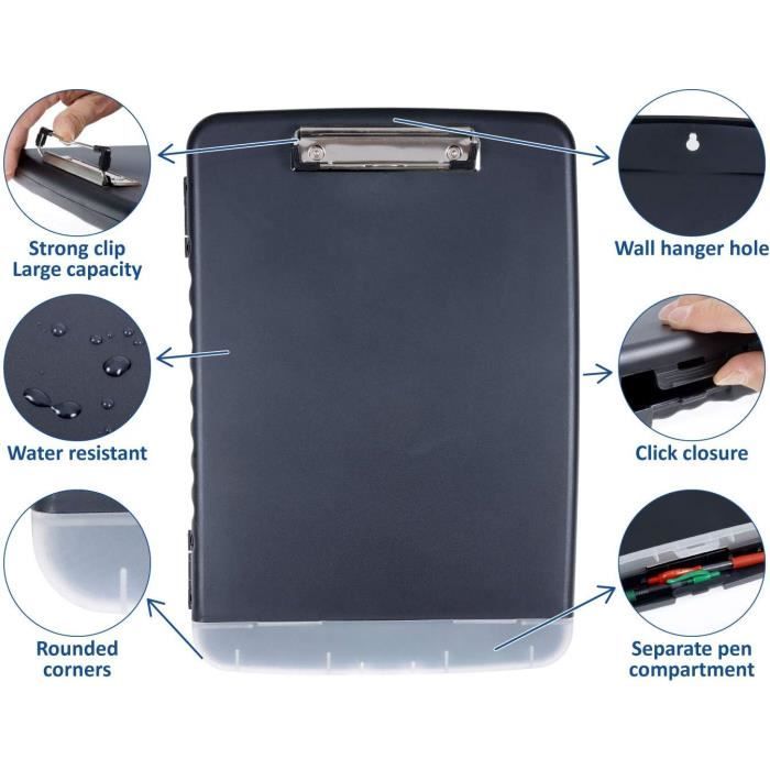 Officemate Porte-bloc avec casier de rangement pour documents (format ...