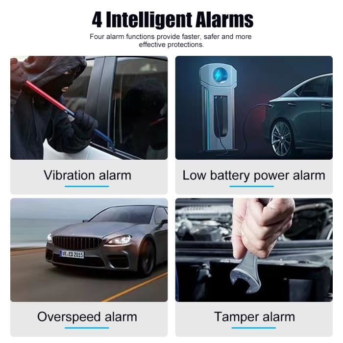 Mini Traceur GPS Tracker sans Abonnement pour Voiture Valise Moto Velo ...