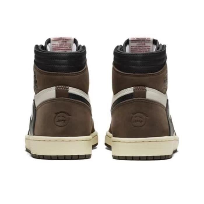 Travis Scott x Air Jordan 1 high OG TSSPblanc brun couleurs multiples ...
