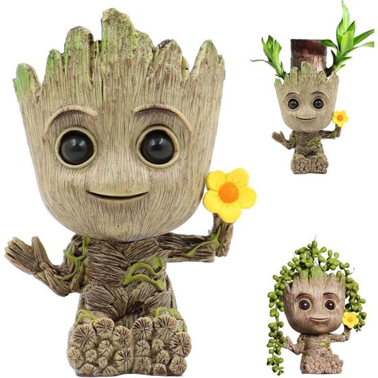 Groot Pot de Fleurs, Baby Groot Décoration, Baby Groot Figurine d ...