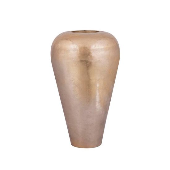 PTMD Pot de fleurs Mumbay - 41x41x73 cm - Aluminium - Or - Cdiscount Jardin