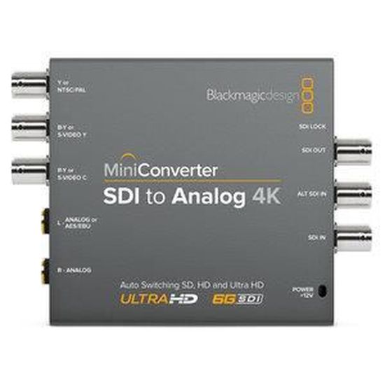BLACKMAGIC DESIGN MINI CONVERTER SDI TO ANALOG 4K - Cdiscount TV Son Photo
