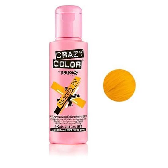 Coloration cheveux semi-permanente - Crazy Color - Anarchy UV Orange ...