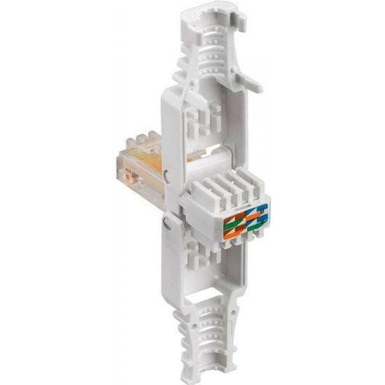 Embase RJ45 Cat. 5e UTP - GOOBAY - Pré-assemblée - Connecteur doré ...