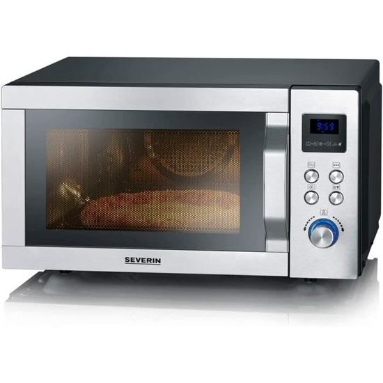 Micro-ondes 4 en 1 SEVERIN, 25 L, double gril, mini four avec fonction ...